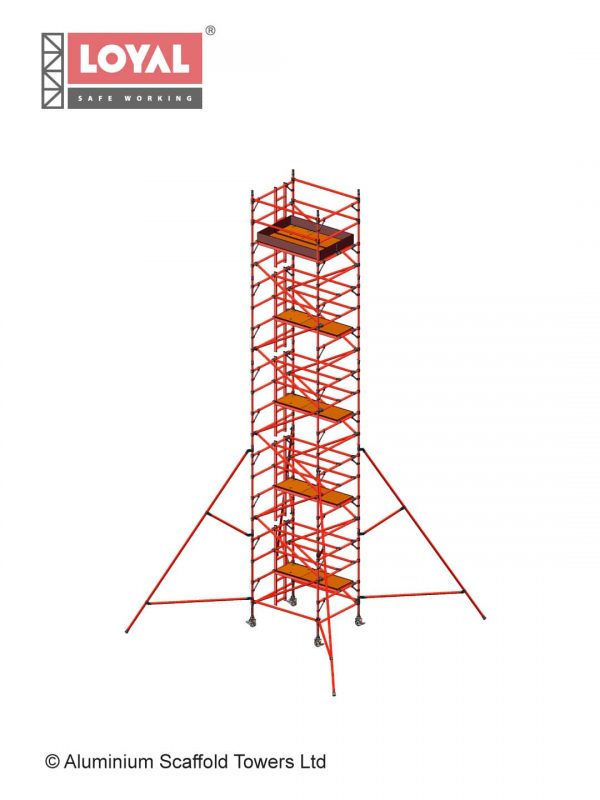 14.2m(46’7″) Working Height – GRP Fibreglass Industrial Tower 1450, 2 ...
