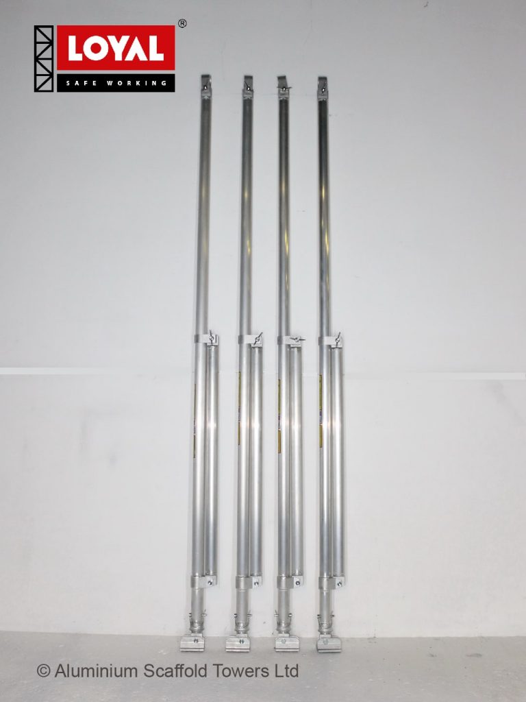 Horizontal brace 2.5m (4pc) - Aluminium Scaffold Towers Limited