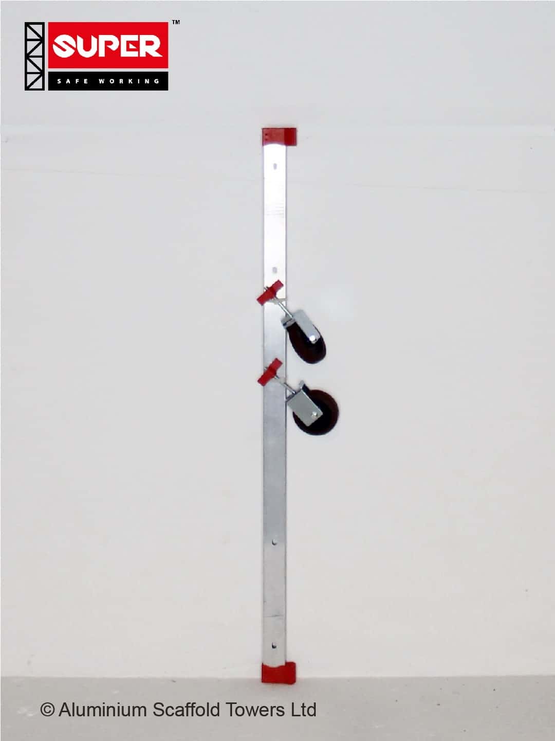 DIY 125mm Height Adjustable Wheel (1pc) - Aluminium Scaffold Towers Limited