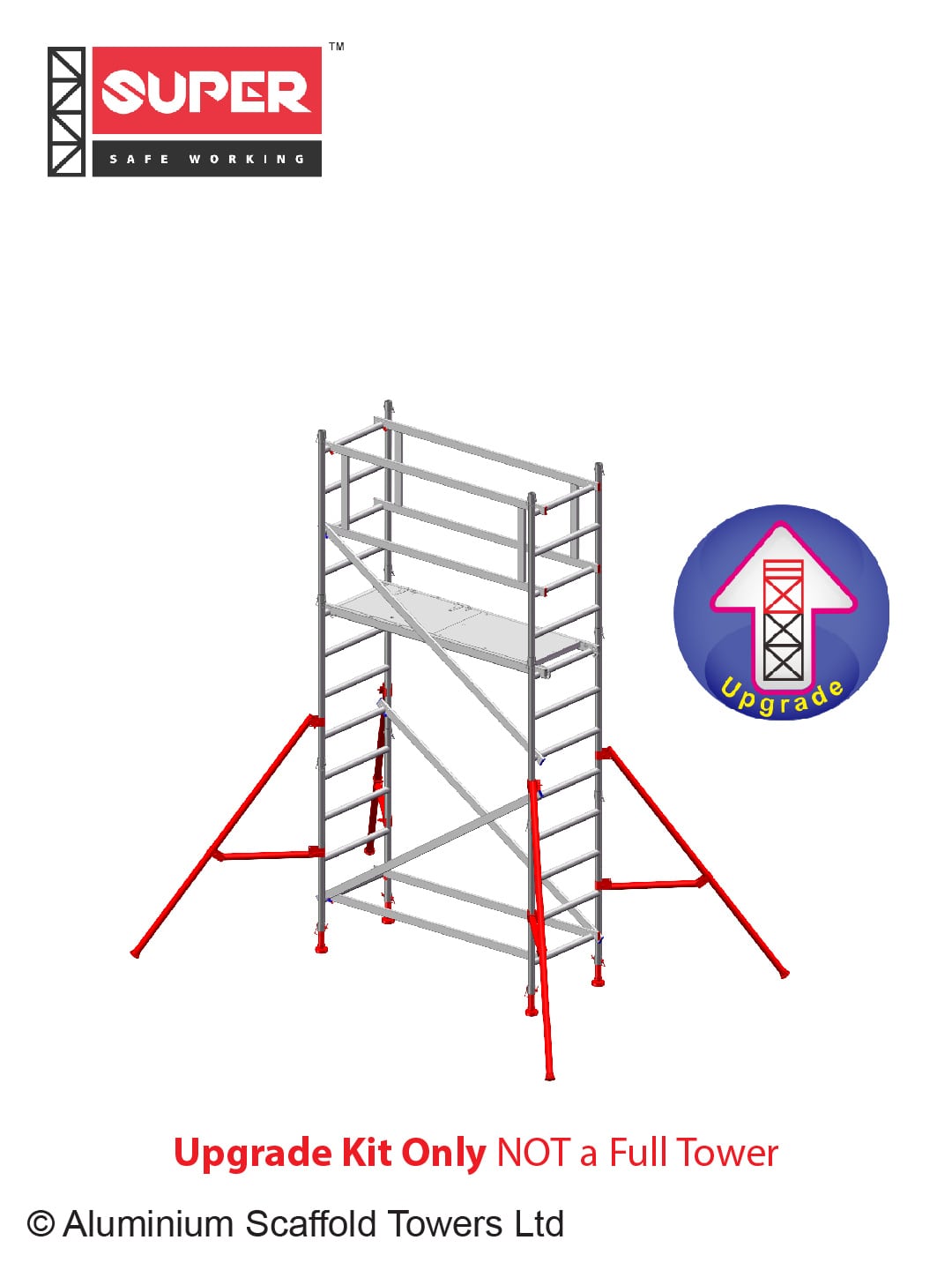 eDIY 4 Aluminium Scaffold Tower - Aluminium Scaffold Towers Limited
