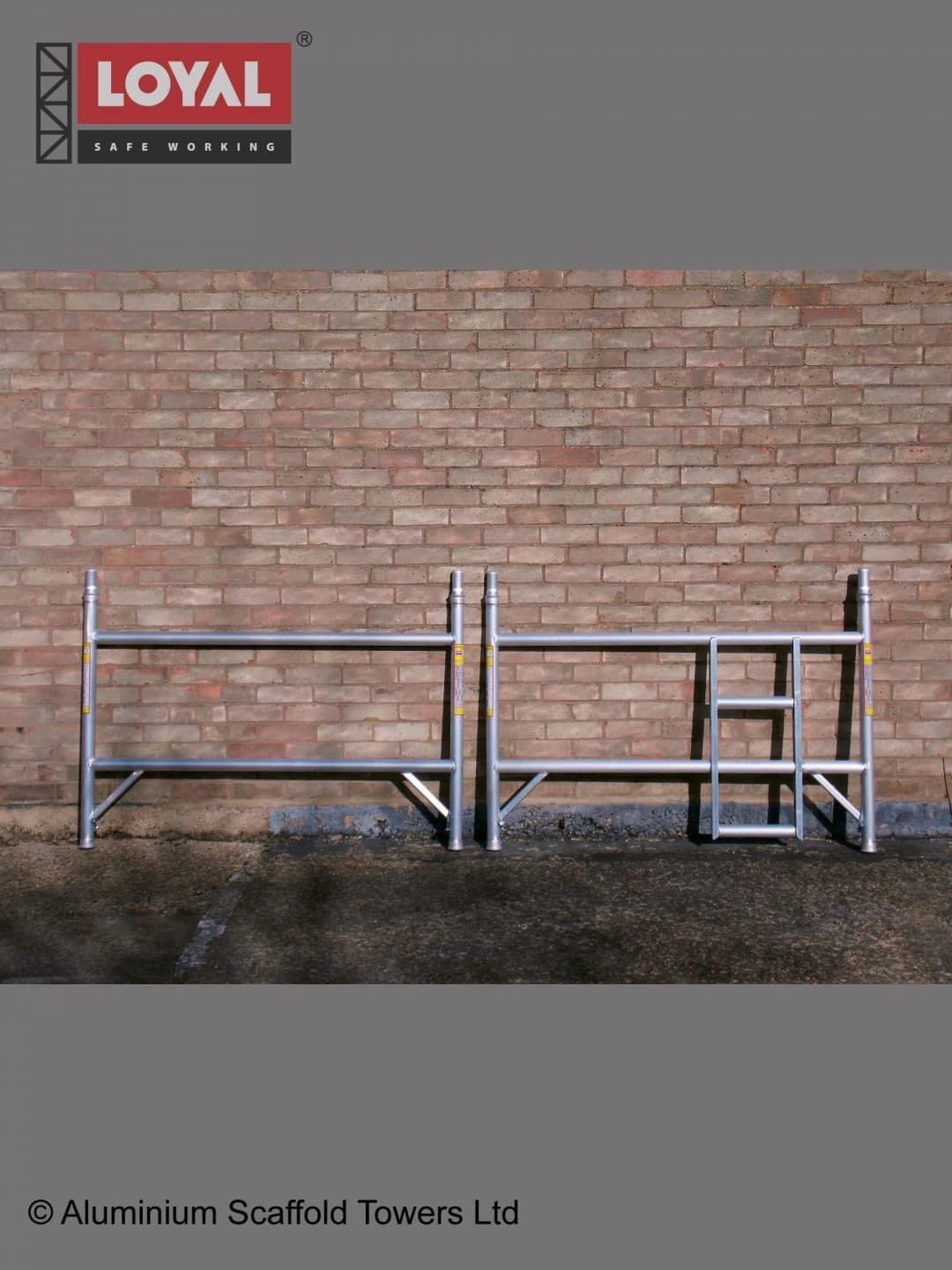 DW 2 Rung Span and Ladder Frames 1.45mX1m (1set) - Aluminium Scaffold ...