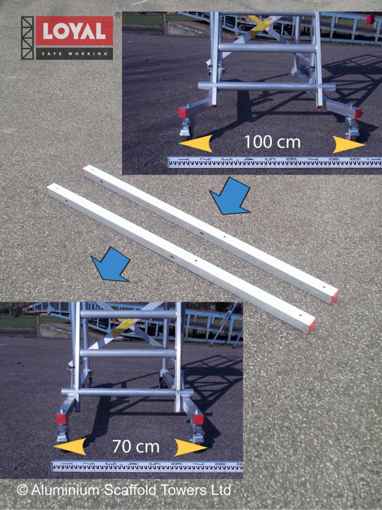 Podium Steps Inclined Ladder (5 Rungs) (1pc) - Aluminium Scaffold ...