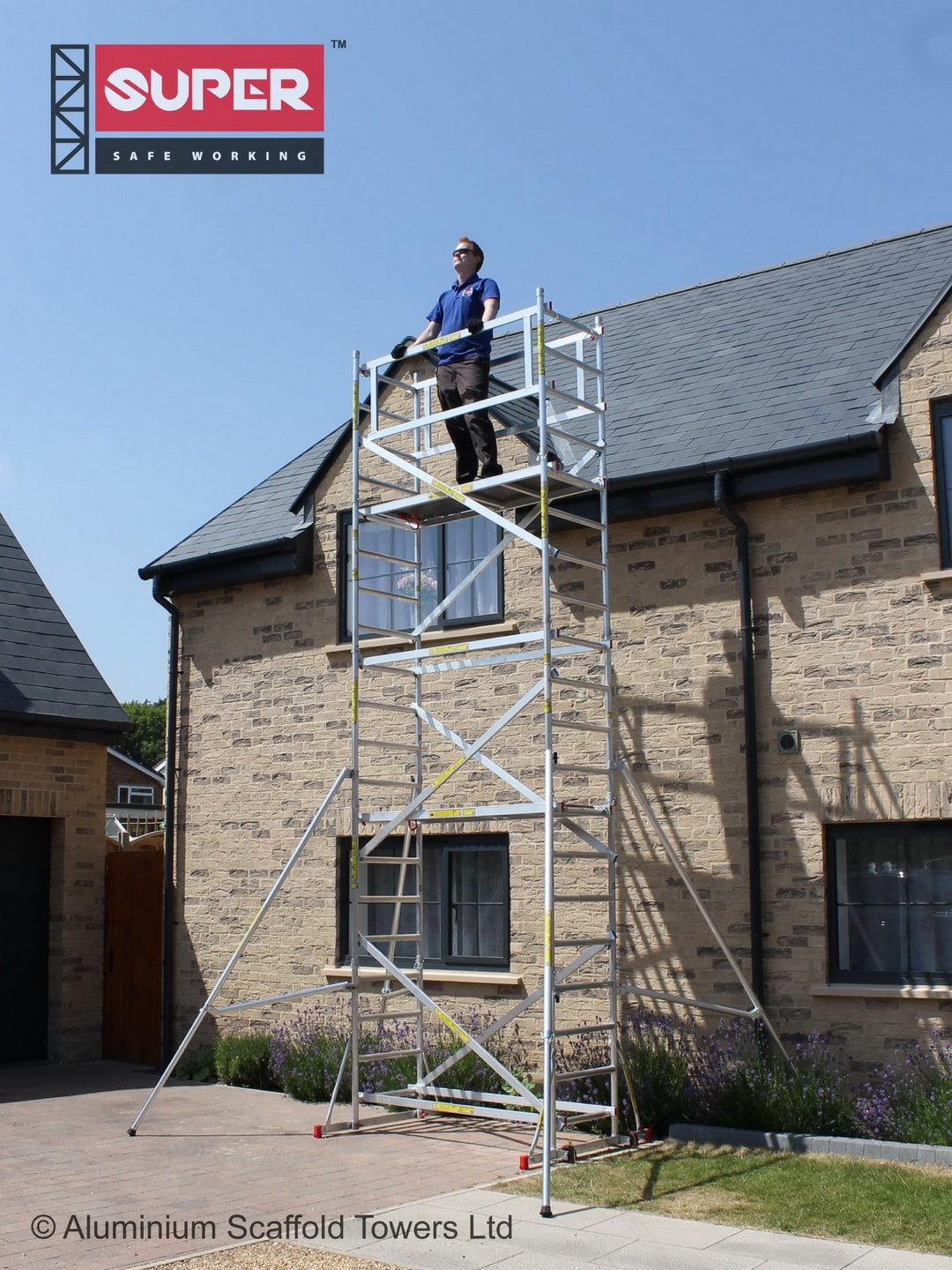 SUPER DIY Aluminium Scaffold Towers, Heavy and Light Duty