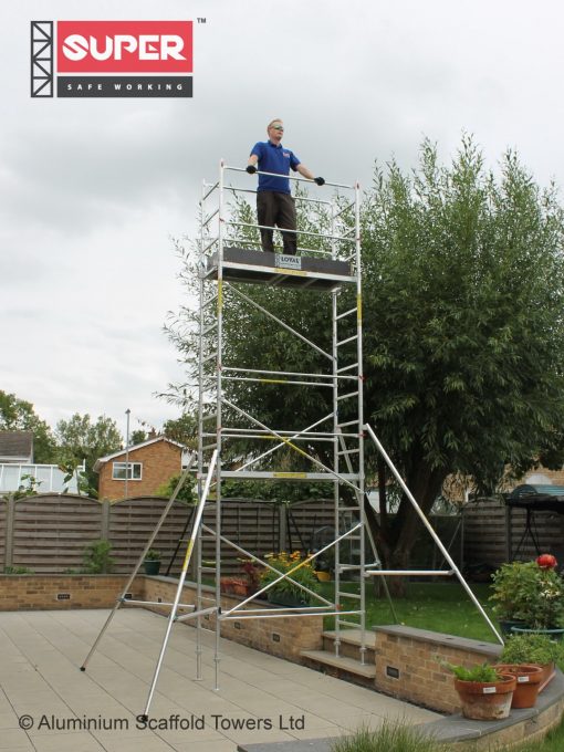 DIY use Scaffold Towers with Height adjustable baseplates