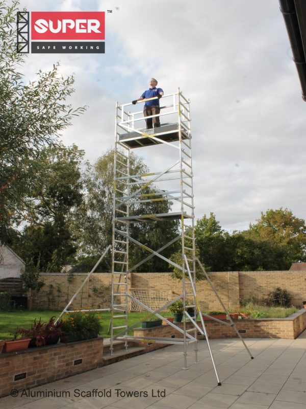 SUPER DIY 4S (2 in ONE) Scaffold Tower with Toeboards - Aluminium ...