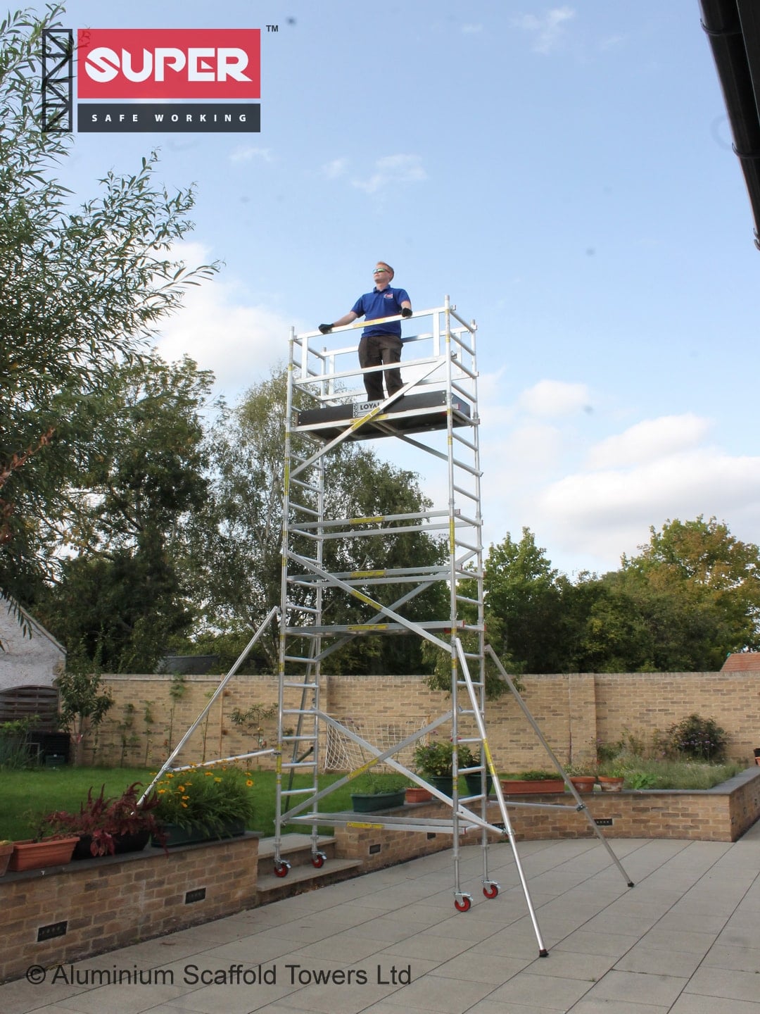 SUPER DIY 6S Advanced Plus (4 in ONE) Scaffold Tower with Toeboards ...