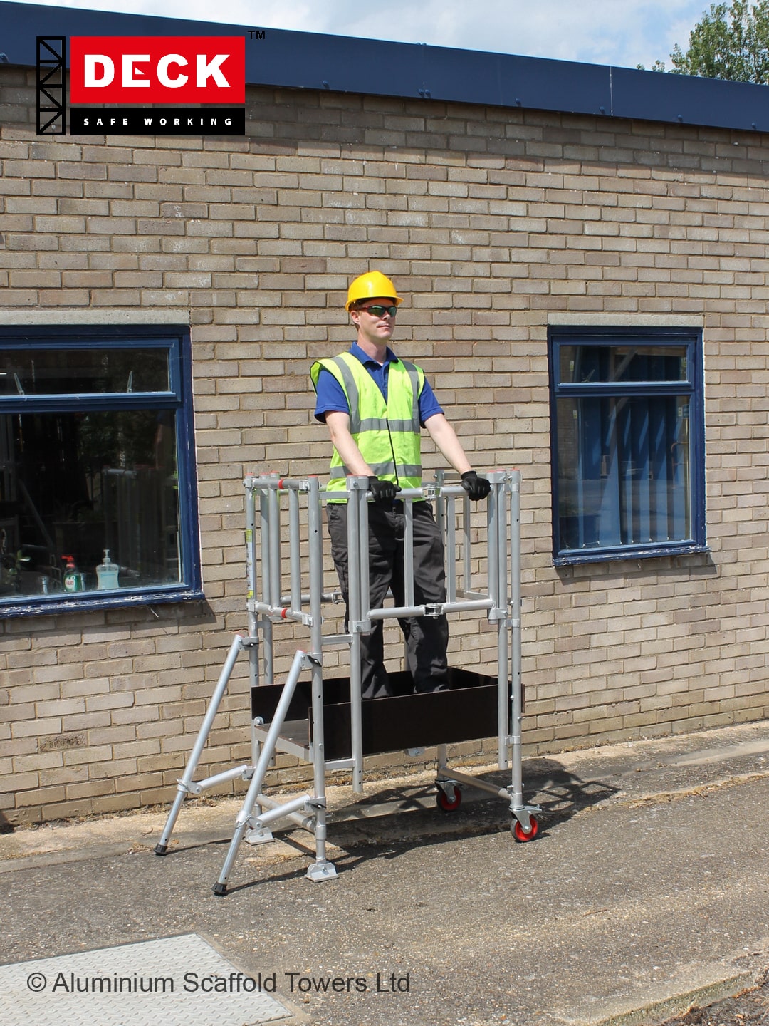 LOYAL Deck – Foldable Toeboard - Aluminium Scaffold Towers Limited