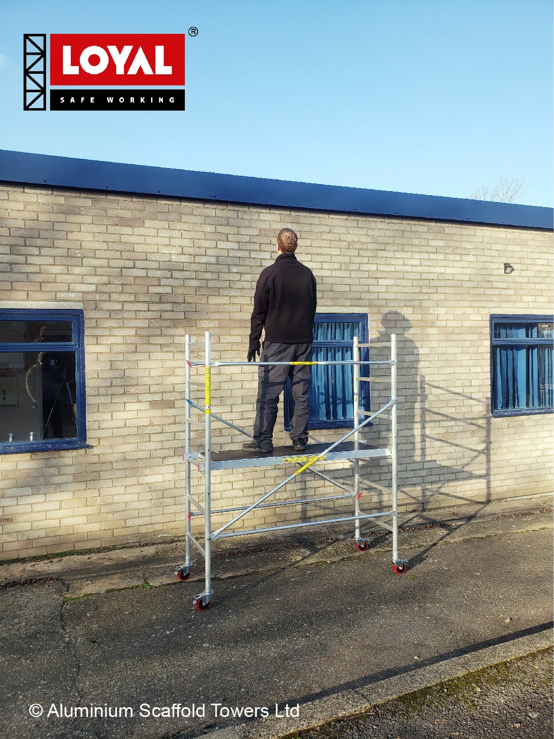 Mini Access Platform (extra brace) - Aluminium Scaffold Towers Limited