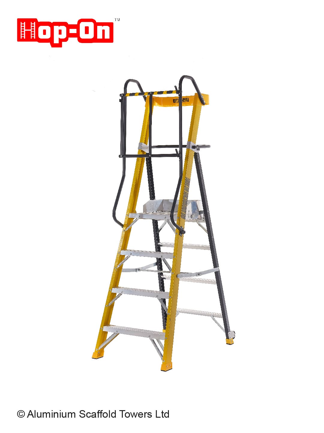 BS8620 Podium Steps - platform height 1.50m - Aluminium Scaffold Towers ...